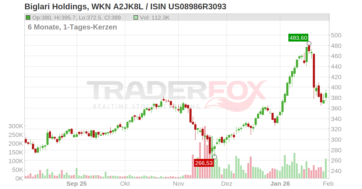 Biglari Holdings Aktie (BH | US08986R3093 | US08986R3093)